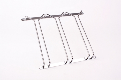 Stem Glass Rack - Chrome - Triple - Organise at The Storage Shop