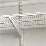 Elfa Ventilated Wire Shelf - White - 405mm deep - Organise at The ...